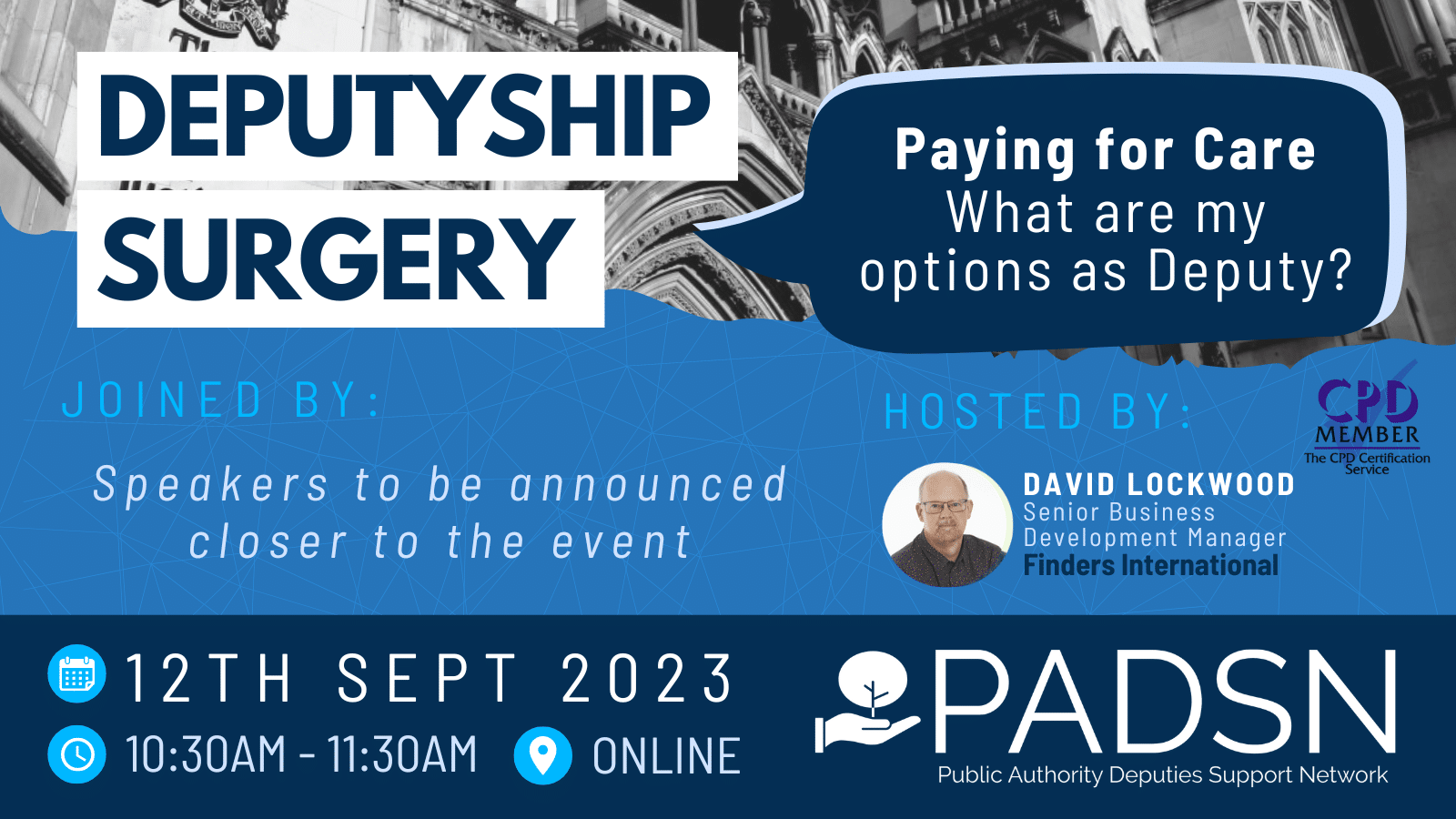 Deputyship Surgery: Paying for Care – What are my options as Deputy ...